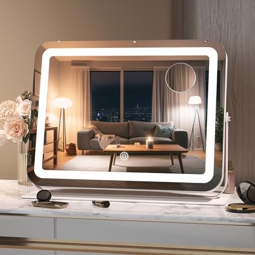 Amazon.com - ViKert Vanity Mirror with Lights, 5X Magnification Spot ...