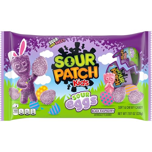 Snapklik.com : SOUR PATCH KIDS Sour Eggs Soft & Chewy Easter Candy