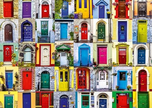 BBOLDIN Colorful Doors and Window Jigsaw Puzzles for Adults 1000 Pieces ...