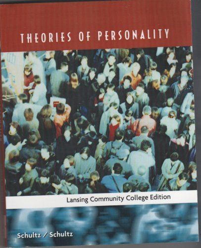 Theories of Personality: Schultz / Schultz: 9780495315827: Amazon.com ...