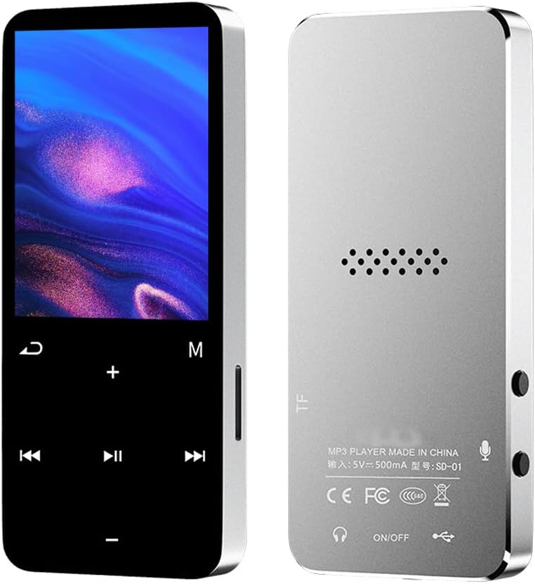 Amazon.com: MP3 Player, 8GB Music Player with Light Metal Shell Touch ...