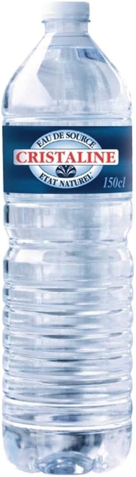 Cristaline 1,5L (lot de 12) : Amazon.fr: Epicerie