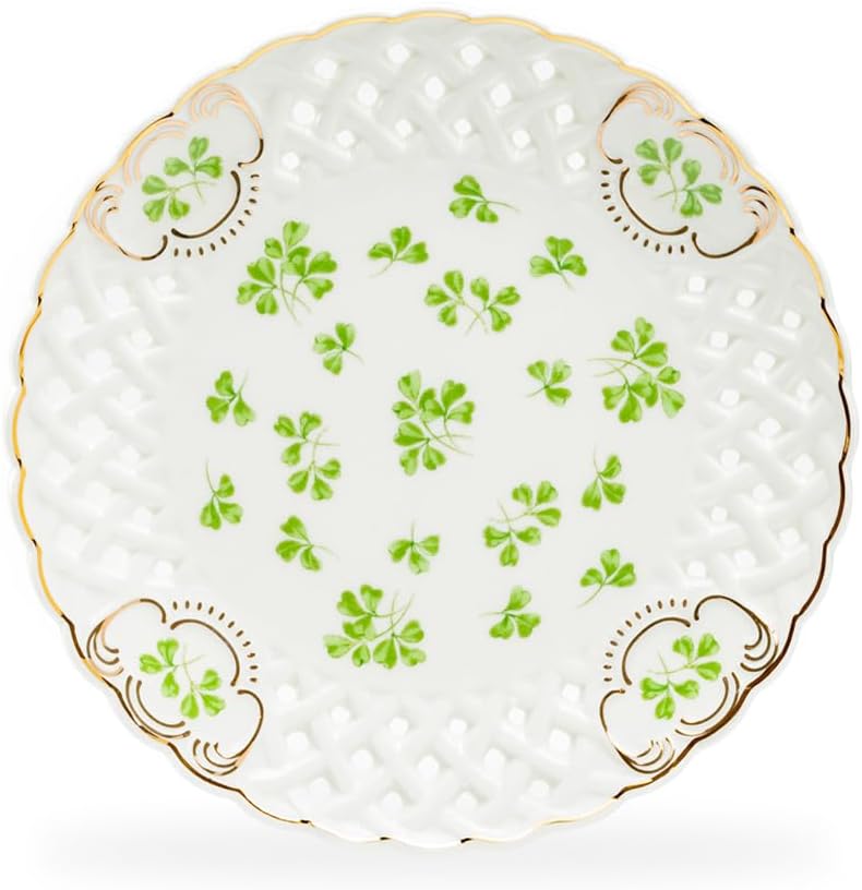Amazon.com | Gracie China Shop Grace Teaware Set of One 7.5"" Shamrock ...