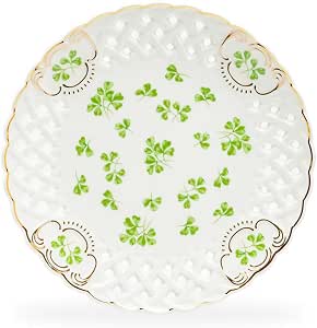 Amazon.com | Gracie China Shop Grace Teaware Set of One 7.5"" Shamrock ...