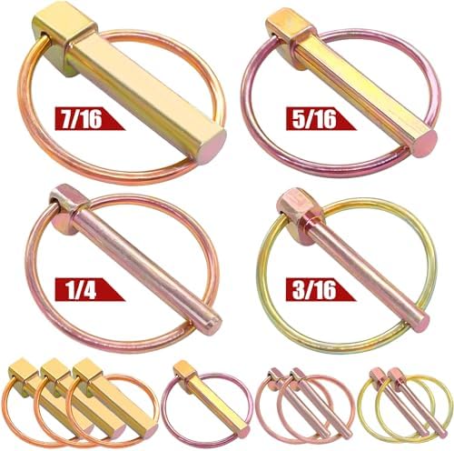 Amazon.com: 5 7/16" O.D. X 2-1/2" Long Lynch Pins W/Rings : Industrial ...
