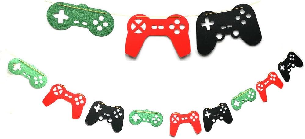 Amazon.com: Video Game Controller Banner - Birthday Party Supplies ...