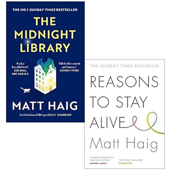 The Midnight Library & Reasons to Stay Alive By Matt Haig 2 Books ...