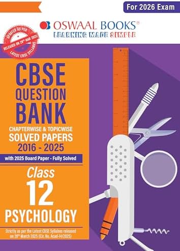 Oswaal CBSE Question Bank Psychology For Class 12