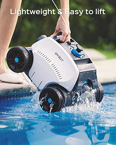 WYBOT Sophisticated Cordless Robotic Pool Cleaner, with 130mins Working ...