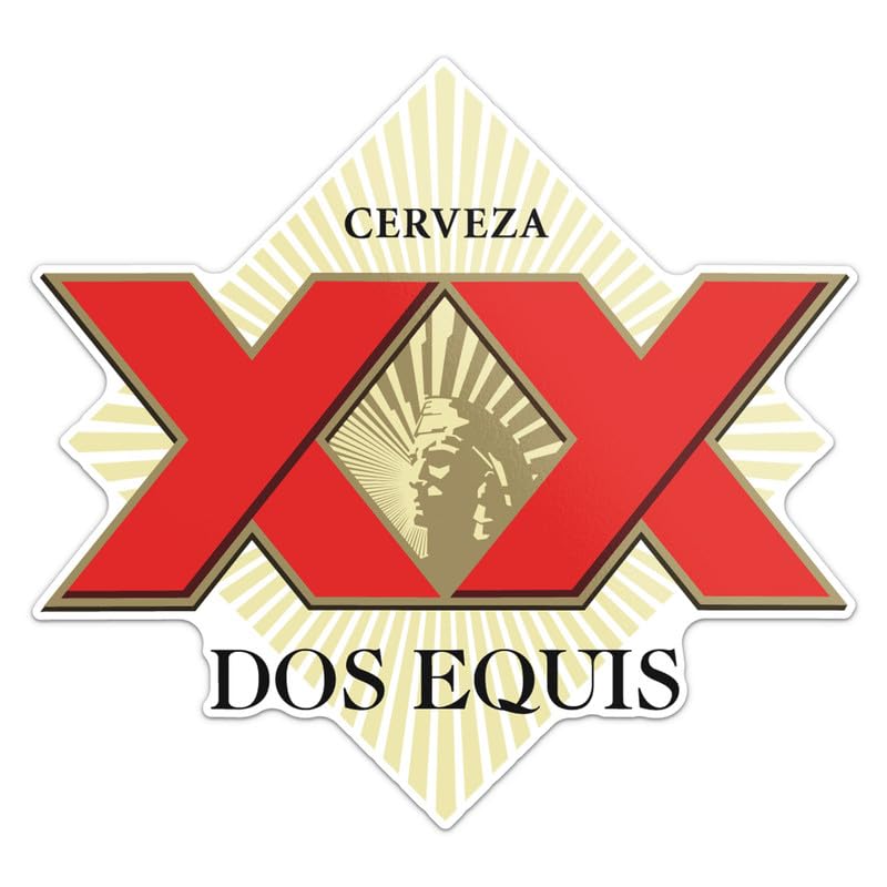 Amazon.com - Dos Equis Cerveza Mexican Beer Drink Sticker - Waterproof ...