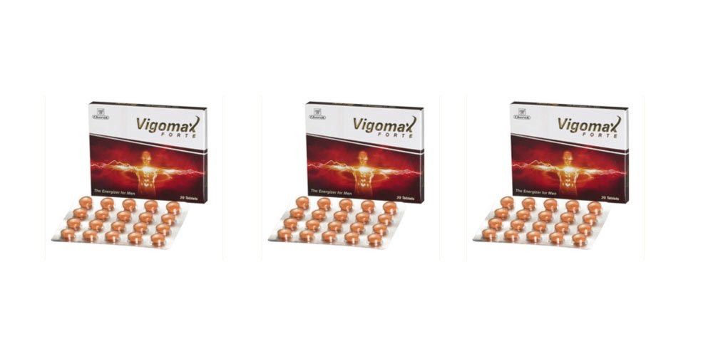 Amazon.com: Charak Vigomax Forte Tablets - Economy Pack 160 tablets (8 ...