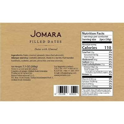 Jomara Khidri Organic Dates Filled with Roasted | Ubuy Nepal