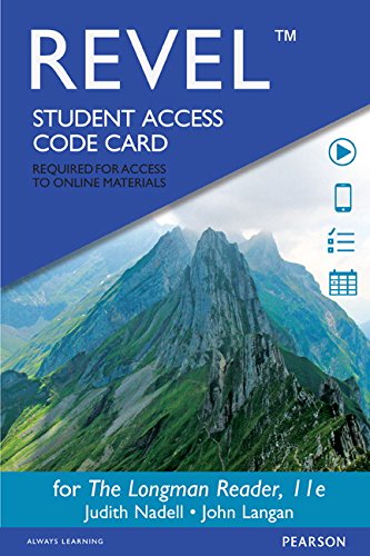 Buy Revel for The Longman Reader - Access Card Book Online at Low ...