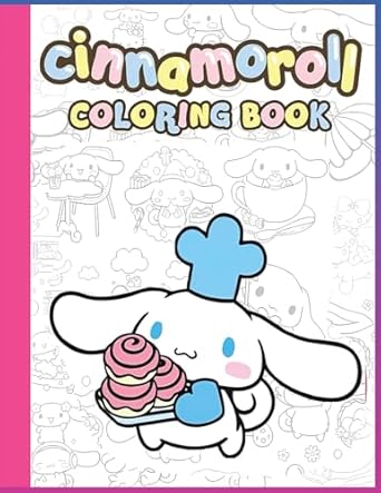 Cinnamoroll Coloring Book The Adventures Colouring Activity for Kids ...