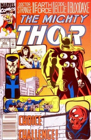 Amazon.com: Thor #456 "Doctor Strange, Bloodaxe, Earth Force & Code ...