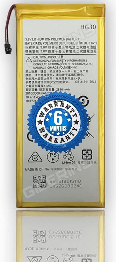 Original HG30 Battery for Motorola g6 /g5s Plus Dual Battery with 6 ...