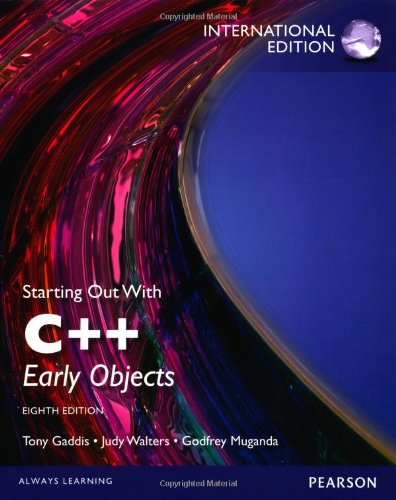 Starting Out With C Plus Myprogramminglab With Pearson