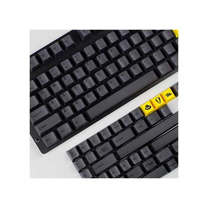 Buy pbt key - kbdfans dye subbed keycap set 152keys cherry profile for ...