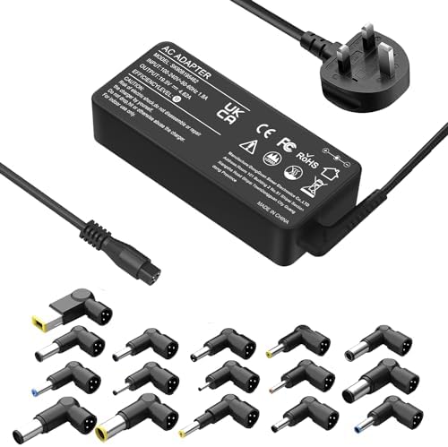 90W Universal Laptop Charger with 16 Tips AC Power Adapter Compatible ...