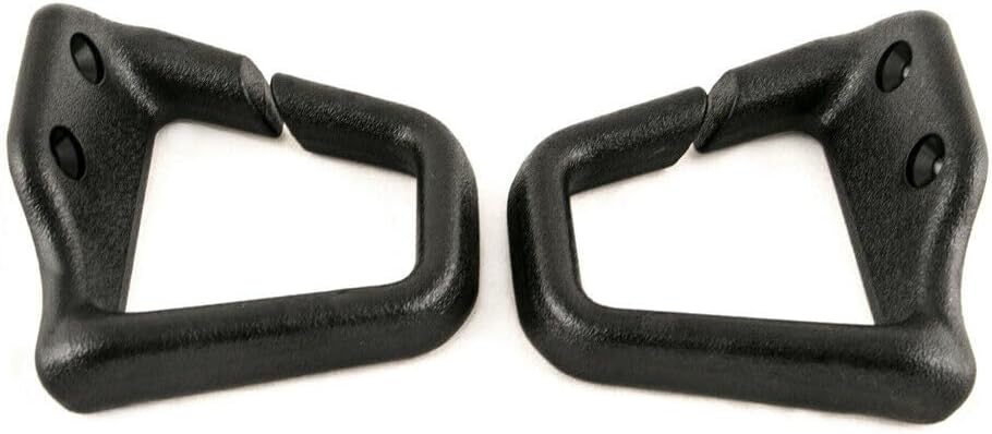 Amazon.com: Zieichy Black Slotted Seat Belt Guide Loops,1Pair Ebony ...