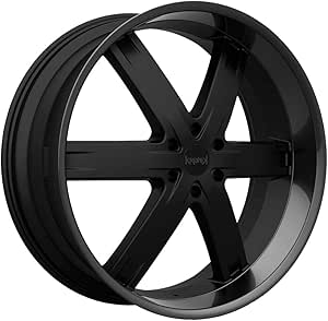 Amazon.com: Kronik ZERO 401 Gloss Black Lip/Matte Black Center Wheel ...