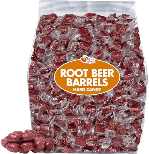 Amazon.com : Root Beer Hard Candy - 2 Pounds - Old Fashion Brown ...