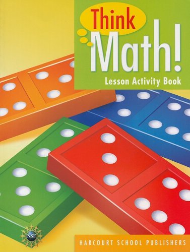 Think Math: Lesson Activity Book, Grade K: Hsp: 9780153418433: Amazon ...