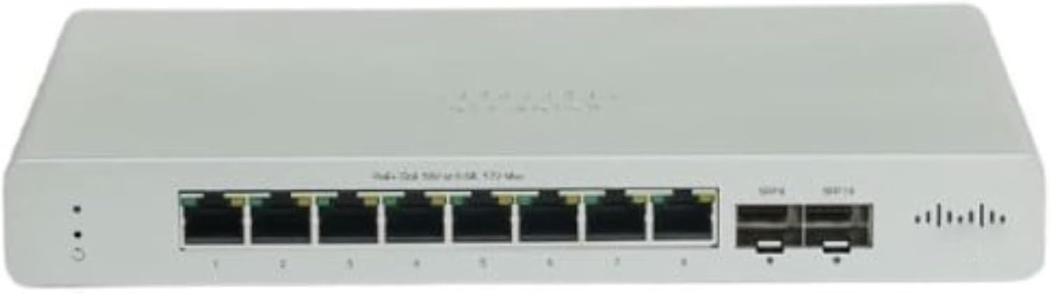 Amazon.com: MS130-8P-HW 8-Port Gigabit PoE Switch – Managed, High-Performance Networking with ...