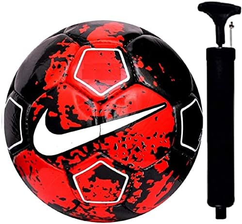 Buy PRISAMX Football PVC Football, Size 5 with Double Action Air Pump ...