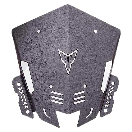 MT 15 Metal Visor Glass Windshield Pack of 1 : Amazon.in: Car & Motorbike