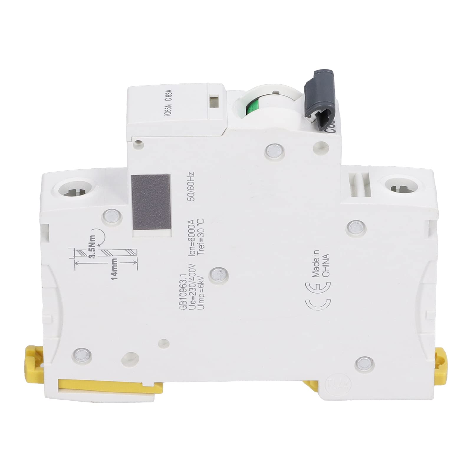 Buy Miniature Circuit Breaker, DIN Rail MCB Circuits Breakers 63A 230V ...