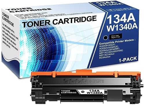 Amazon.com: 1 Pack 134A W1340A BK Toner Cartridge with Chip 134A W1340A ...