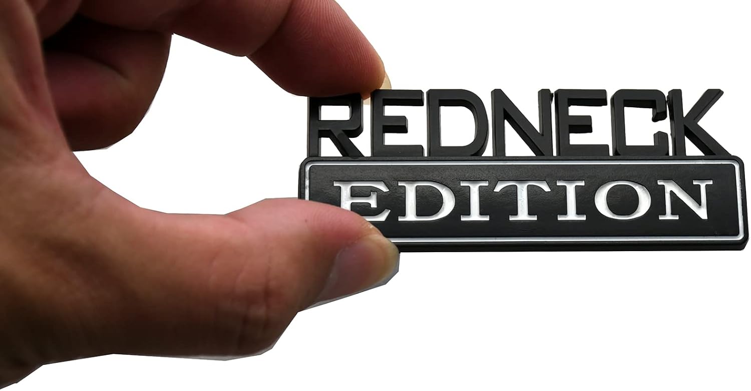 Amazon.com: 1x 3.1 inch Redneck Edition Exterior Emblem CAR Truck Boat ...