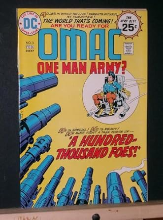 Amazon.com: OMAC #3 (One Man Army Corps): Jack Kirby: Books
