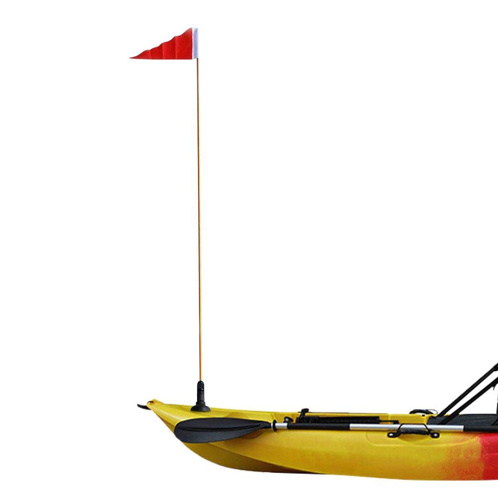 Circulor Kayak Safety Flag 120cm 4ft Kayak Safety Flag Pole ...