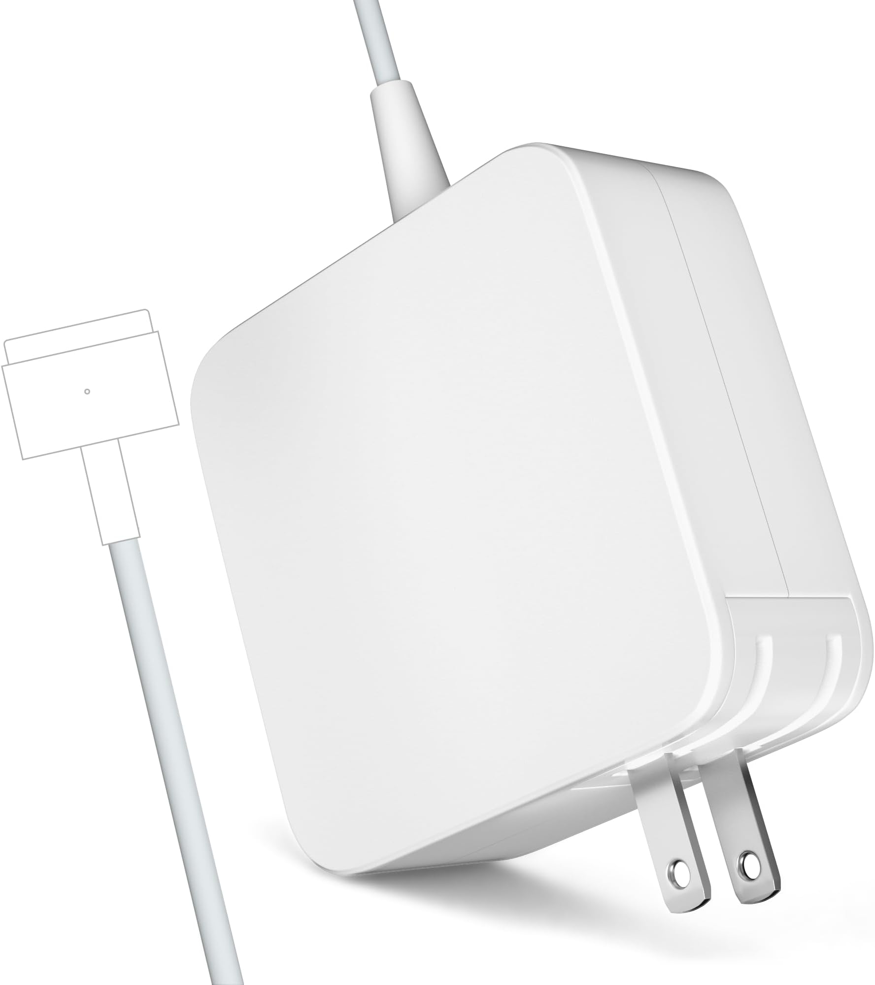 Amazon.com: NSPENCM 85W Mac Book Pro Charger, Replacement AC 85w 2T-Tip ...