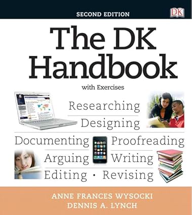 Amazon.com: The DK Handbook with Exercises (2nd Edition) (Wysocki DK ...