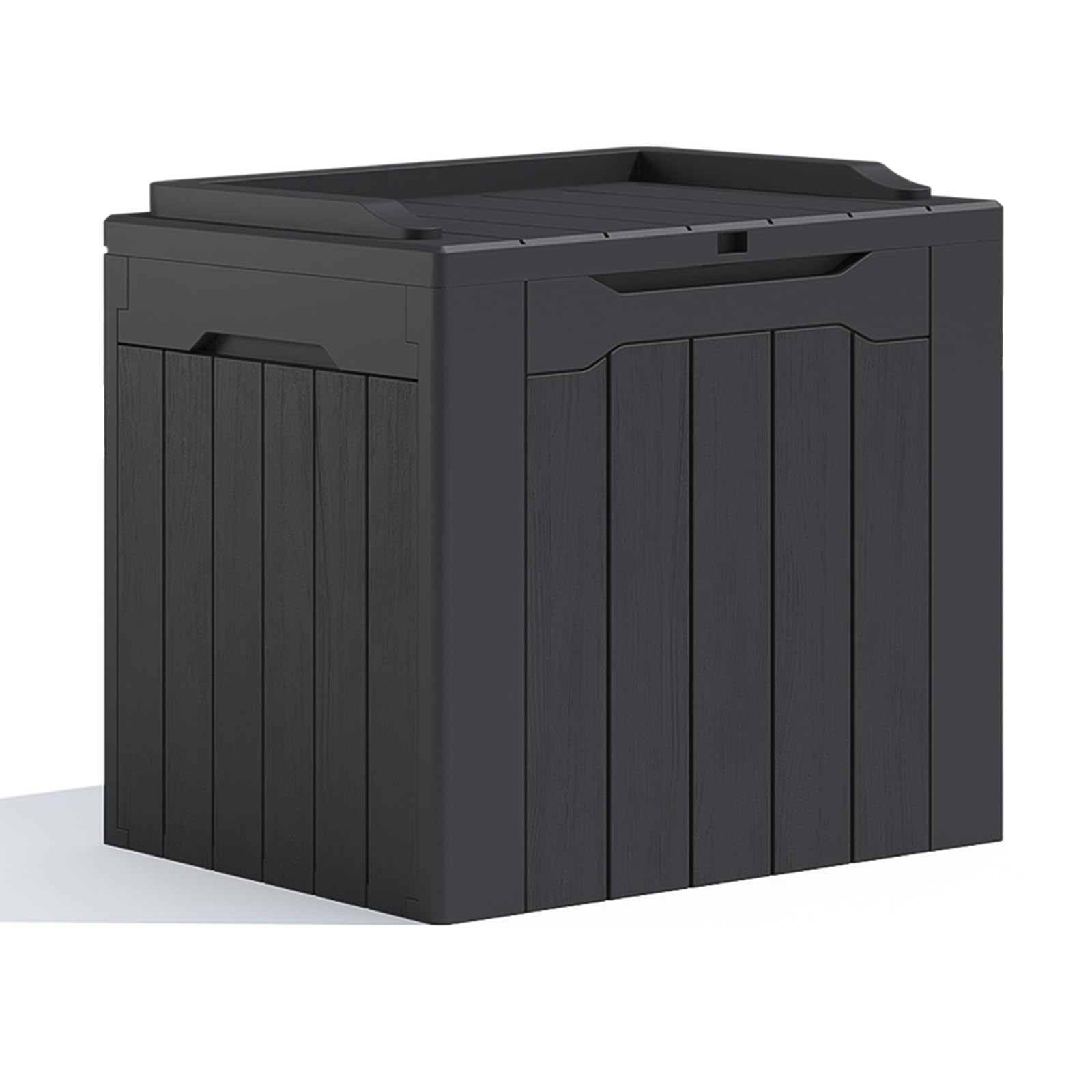 Amazon.com: Patiolife 30 Gallon Resin Deck Box, Small Outdoor Storage ...