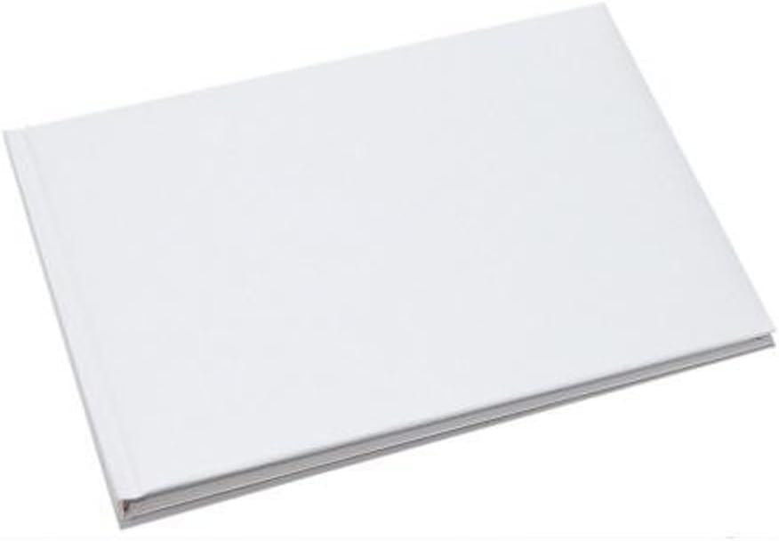 Plain White Book Especially for Own Decoration, Craft or Guest Book ...