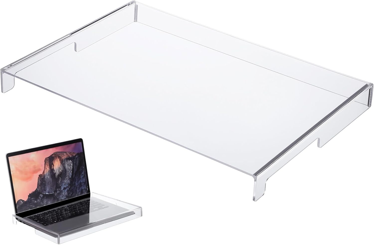 Amazon.com: DOITOOL Clear Acrylic Keyboard Cover Protector, 14 in ...