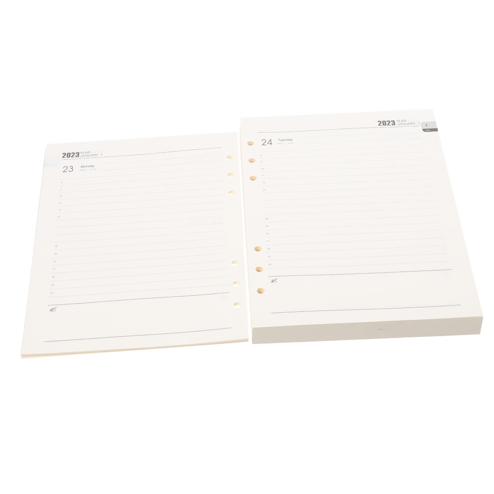 Perforated Notebook Paper