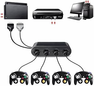 Amazon.com: VANJUNN 3 in 1 Converter Converter for Gamecube GC ...