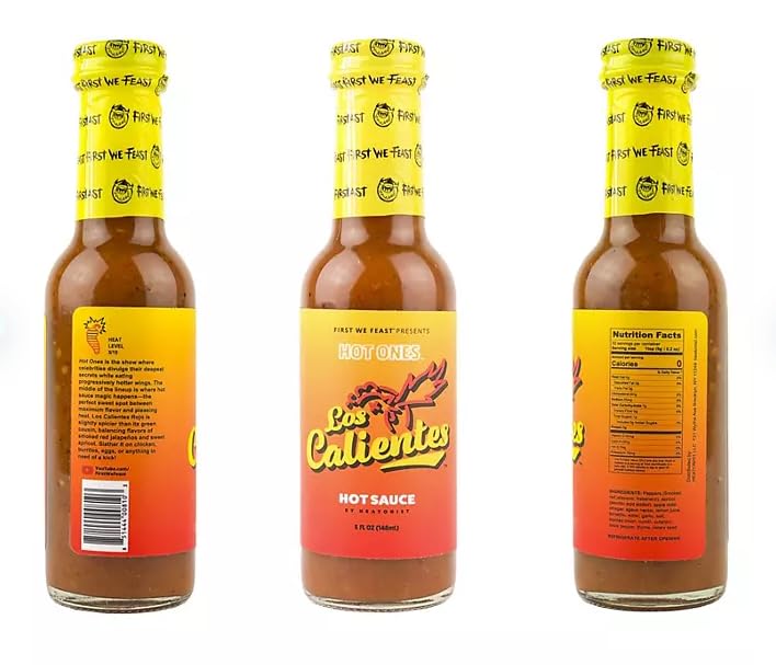 Hot Ones – Paquete de fiesta de salsa picante (5 onzas, 5 unidades ...