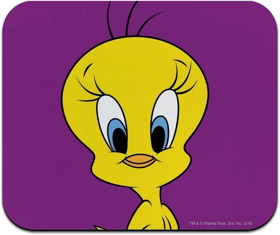 Amazon.com: Looney Tunes Tweety Bird Low Profile Thin Rubber Mouse Pad ...