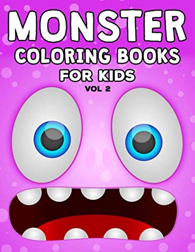 Monster Coloring Books For Kids: Color Monsters and Draw Your Own a ...