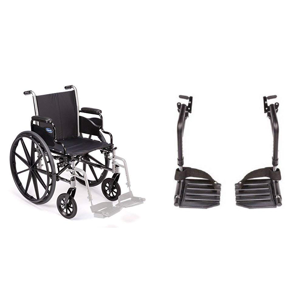 Amazon.com: Invacare Tracer SX5 18" Seat Width with T93HAP Footrests ...