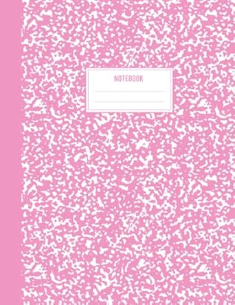 Composition Notebook, Pink, 8.5x11, 100 Lined Pages: & Co., MollyDoodle ...