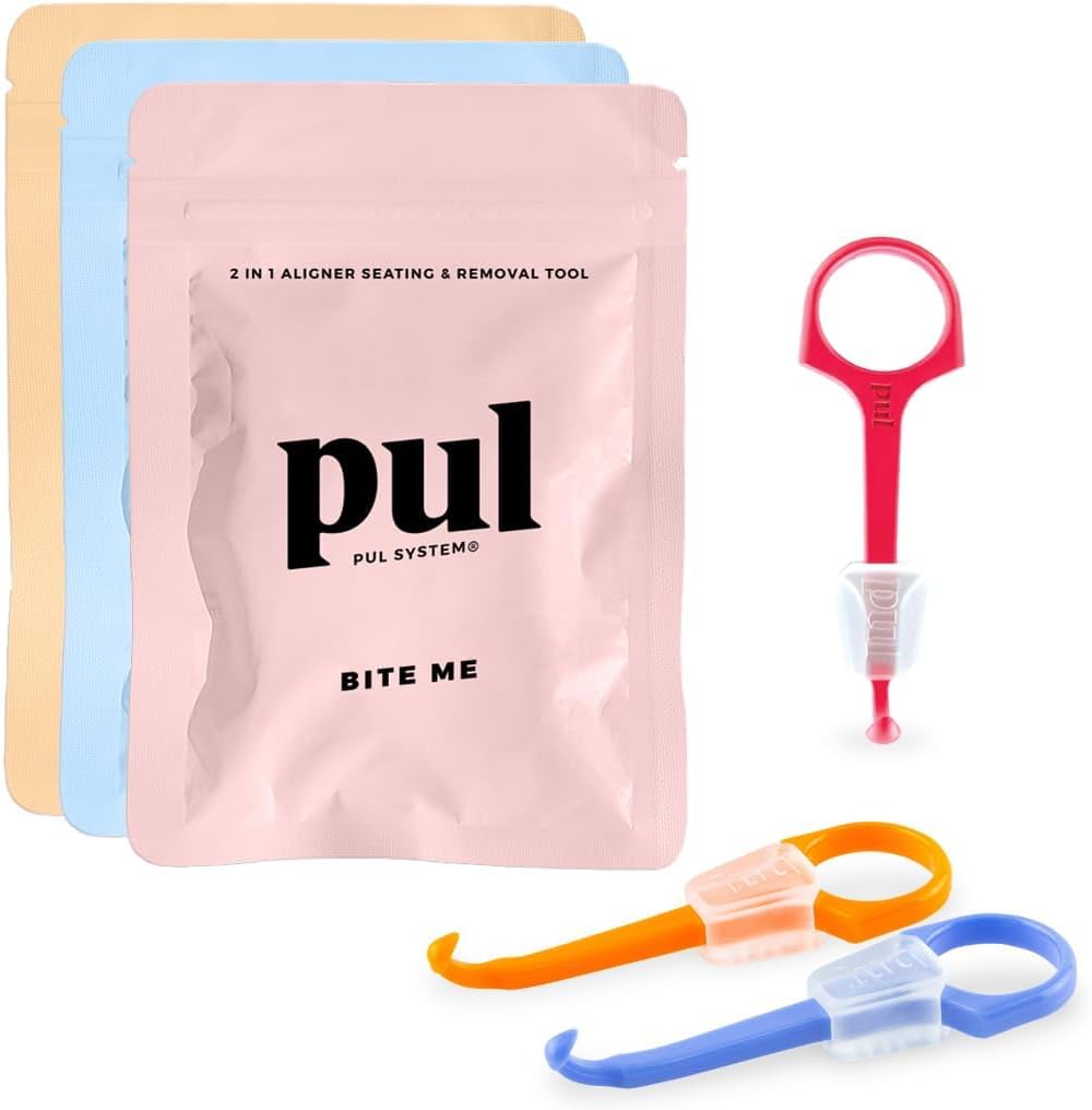 Amazon.com : PUL 2 in 1 Chewies & Clear Aligner Removal Tool Combo by ...