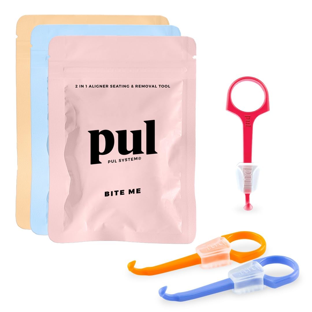 Amazon.com : PUL 2 in 1 Chewies & Clear Aligner Removal Tool Combo by ...