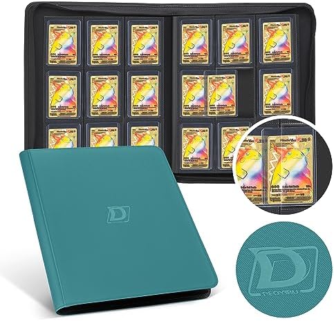 Amazon.com: Toploader Binder, Holds 288 Toploaders, 9 Pocket Top Loader ...